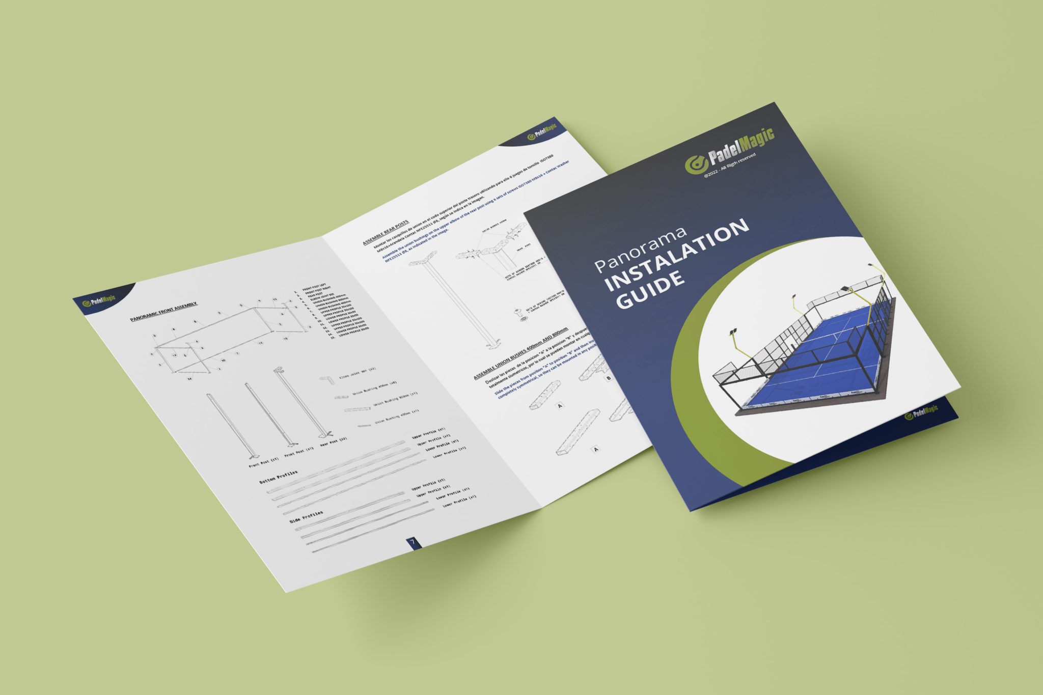 Installation Guide Padel Courts – PadelMagic | Fabricante de pistas de ...