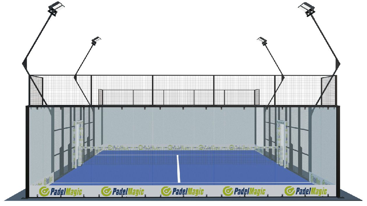 Pista Padel Portatil para eventos - PadelMagic | Fabricante de pistas ...